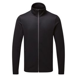 Premier Mens Sustainable Zipped Jacket (Schwarz)
