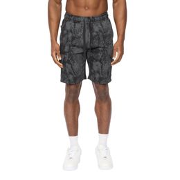CrossHatch - "Bardon" Cargo-Shorts f&uuml;r Herren (Schwarz Tarnmuster)