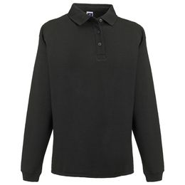 Russel Athletic Russell Europe Herren Heavy Duty Kragen Sweatshirt (Schwarz)
