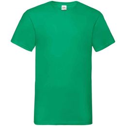 Fruit of the Loom - "Valueweight" T-Shirt V-Ausschnitt f&uuml;r Herren (Irisches Gr&uuml;n)