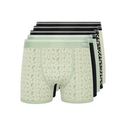 CrossHatch - "Dringal" Boxershorts f&uuml;r Herren (5er-Pack) (Gr&uuml;n)