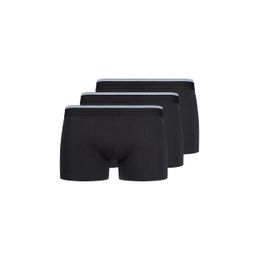 Slip Skiny "Cotton Multipack", Herren, Gr. M, schwarz, Obermaterial: 95% Baumwolle, 5% Elasthan, unifarben mit Farbeinsatz, normal, Unterhosen Slip, klassisch, basic, elastisch, bequem, Baumwollmix