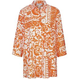 Peter Hahn - Long-Bluse mit 3/4-Arm, weiss, Gr. 36 / S