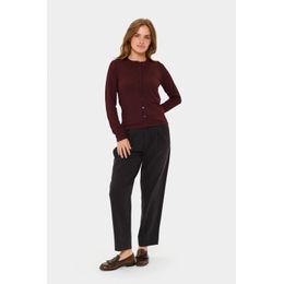 Saint Tropez Strickjacke A8661, Strickjacke Classic fit bordo