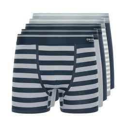 CrossHatch - "Linatrix" Boxershorts f&uuml;r Herren (5er-Pack) (Blau)