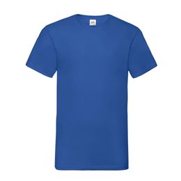 Fruit of the Loom Herren Valueweight V-Neck T-Shirt (K&ouml;nigsblau)