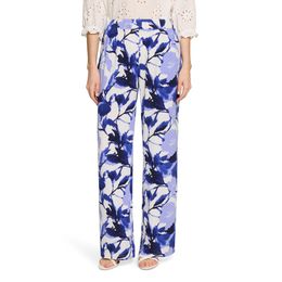 Schlupfhose Betty Barclay "Damen mit Eingrifftaschen", Damen, Gr. 36, Normalgr&ouml;&szlig;en, blau (wei&szlig;, blau), Jersey, Obermaterial: 95% Polyester, 5% Elasthan, relaxed fit lang, Hosen Schlupfhose