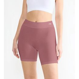 Lange Unterhose Sloggi "FREE Evolve", Damen, Gr. 1, rosa (date night pink), Single Jersey, Obermaterial: 90% Modal, 10% Elasthan, k&ouml;rpernah, Unterhosen Lange Unterhose, super weich, dehnf&auml;hig