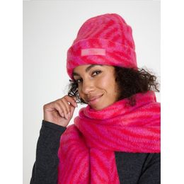 LIEBLINGSST&Uuml;CK Beanie LIEBLINGSST&Uuml;CK "Damen-Strickm&uuml;tze", Damen, Gr. onesize, 365, rot, Materialmix, M&uuml;tzen Beanie, aus Polyester