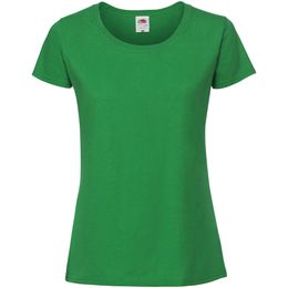 Fruit of the Loom Womens/Ladies Fit Ringspun Premium Tshirt (Kelly Green)