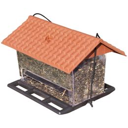 Vogelhaus Windhager "Ranch, Vogelfutterhaus f&uuml;r Wildvogelarten", holzfarben, B:20cm H:31cm T:31cm, Tierh&auml;user, Futterstation inkl. Aufh&auml;ngung, F&uuml;llmenge ca. 4,75 L, 31 x 22 x 20cm