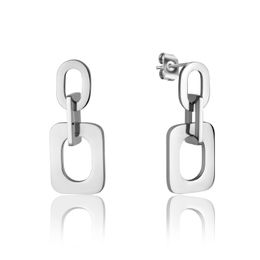 Ohrring-Set ISABELLA FORD "FE019S", silber, Ohrringe, Damen, 1,4cm, Edelstahl