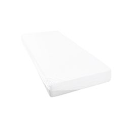 Spannbettlaken "ANISA Jersey aus 100% Baumwolle, 150 g/m&sup2;", wei&szlig;, L:200cm, Jersey, Obermaterial: 100% Baumwolle, LeGer Home by Lena Gercke, Bettlaken, Spannbettlaken, Premium Bettlaken f&uuml;r Matratzen bis 23 cm H&ouml;he, perfekter Sitz