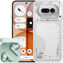 NOTHING Smartphone "Phone (4a)", Energieeffizienz: B (A-G), wei&szlig;, 256 GB, Mobiltelefone