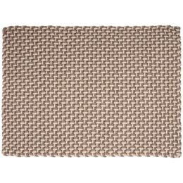 Fu&szlig;matte Pad "POOL, Schmutzfangmatte", stone, sand, B:52cm H:15mm L:72cm, Kunstfaser, Teppiche, Fu&szlig;matte, handgewebt, In- und Outdoor geeignet, auch als L&auml;ufer erh&auml;ltlich