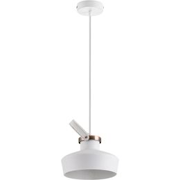 Paco Home Pendelleuchte "INKA M", wei&szlig;, 1, Leuchten, H&auml;ngelampe Esszimmer K&uuml;chenlampe H&auml;ngend Esstischlampe Innen Gold, Pendelleuchte