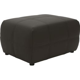 Hocker DOMO collection "BRANDON, komfortabel", braun (dunkelbraun), B:80cm H:42cm T:60cm, Luxus-Kunstleder;100% Polyurethan, Hocker, Polsterhocker, kleine Ausf&uuml;hrung, passend zu "Brandon" in Leder und Luxus-Kunstleder