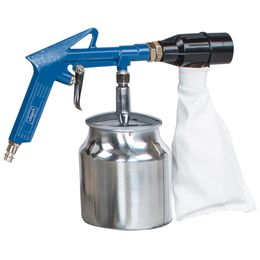 Werkzeugset Scheppach, grau (grau, blau), Werkzeugsets, 6-tlg., Druckluft-Meisselhammer