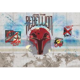 Fototapete Komar "STAR WARS Rebels Wall - Gr&ouml;&szlig;e 368 x 254 cm", bunt (grau, blau, rot), B:368m L:254m, Papier, Tapeten, Kinderzimmer