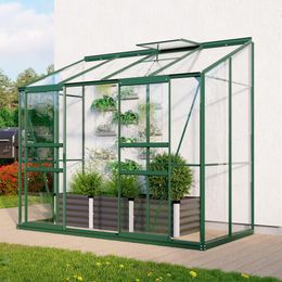 Anlehngew&auml;chshaus Vitavia "Styx 3300", gr&uuml;n (smaragdgr&uuml;n), B:128cm T:254cm, Gew&auml;chsh&auml;user