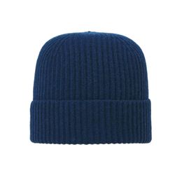 Jack & Jones Strickm&uuml;tze JACK & JONES "JACCOPENHAGEN BEANIE NOOS", Herren, blau (schwarz navy), Strick, Materialmix, unifarben, M&uuml;tzen Strickm&uuml;tze, Wolle mit Kaschmir