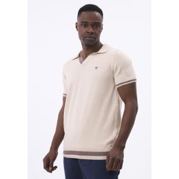 Poloshirt FELIX HARDY "Trikot Kurzarm Polo Shirt", Herren, Gr. L, beige, 50% Baumwolle, 50% Polyacryl, Shirts