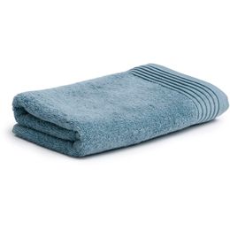 M&ouml;ve Handtuch M&Ouml;VE "Loft", blau (arctic), B:50cm L:100cm, Walkfrottee, Obermaterial: 100% Baumwolle, Handt&uuml;cher, mit breiter Bord&uuml;re