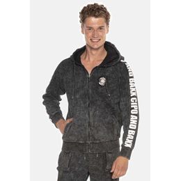 Cipo & Baxx Trainingsanzug CIPO & BAXX "Trainingsanzug", Herren, Gr. M, schwarz, 70% Baumwolle, 30% Polyester, unifarben, regular fit, Sportanz&uuml;ge Trainingsanzug, mit praktischen Eingrifftaschen, CLR128