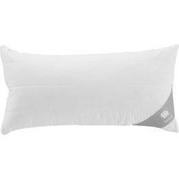 Kunstfaserkopfkissen Musterring "Moonz", wei&szlig;, B:80cm L:40cm, Bezug: 100% Baumwolle. F&uuml;llung: 100% Polyester, Kopfkissen