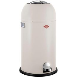 M&uuml;lleimer Wesco "Kickmaster", beige (sand matt), B:37,5cm H:69cm T:37,5cm, Stahlblech, M&uuml;lleimer, M&uuml;lleimer, Abfallsammler mit D&auml;mpfer, 33 Liter