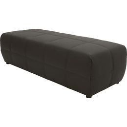 Hocker DOMO collection "BRANDON, komfortabel", braun (dunkelbraun), B:150cm H:42cm T:60cm, Luxus-Kunstleder;100% Polyurethan, Hocker, Polsterhocker, gro&szlig;e Ausf&uuml;hrung passend zu "Brandon", auch in Cord