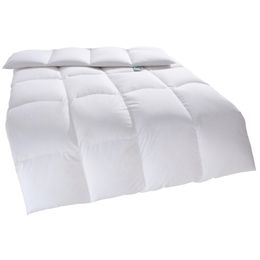 G&auml;nsedaunenbettdecke FAN "f.a.n. Island", wei&szlig;, B:135cm L:200cm, Bezug: 100% Baumwolle. F&uuml;llung: 100% G&auml;nsedaunen, Bettdecken