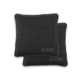 JOOP! Dekokissen JOOP "Kissenh&uuml;lle UDF Doubleface 2er Pack" Gr. S, braun, B:50cm, Obermaterial: 58% Baumwolle CO. 35% Polyacryl PAN. 7% Polyester PES., Dekokissen_Sitzkissen_Kissenh&uuml;llen