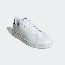 Sneaker adidas Sportswear "ADVANTAGE", Damen, Gr. 36, wei&szlig; (cloud wei&szlig;, cloud wei&szlig;, aurora schwarz), Leder, Synthetik, Schuhe Sneaker, Design auf den Spuren des adidas Stan Smith