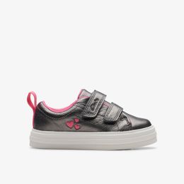 Clarks Nova Teen Kleinkind Schuhe in Gun Metal