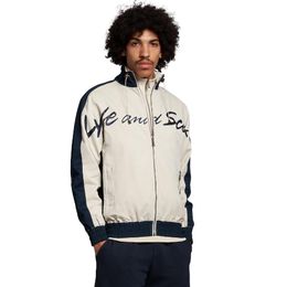 Lyle & Scott Lyle & Scott - "Panelled" Sportjacke f&uuml;r Herren (Wei&szlig;)