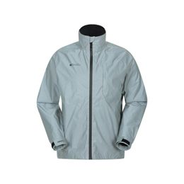 Mountain Warehouse Herren Adrenaline II Wasserdichte Jacke (Silber)