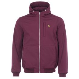 Lyle & Scott Packen Sie sich warm ein mit der Softshell-Jacke von Lyle & Scott. Das minimalistische, schlichte Design mit elastischen &Auml;rmelb&uuml;ndchen, verstellbarer Kapuze, zwei unteren Taschen und einer Brusttasche f&uuml;r die k&auml;lteren Monate macht diese regul&auml;r geschnittene Jacke zum perfekten Lagenlook.