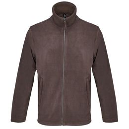 SOLS - Jacke f&uuml;r Herren/Damen Unisex, Micro-Vlies (Dunkle Schokolade)