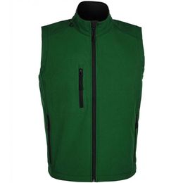 SOLS Herren Rallye Soft Shell Bodywarmer Jacke (Flaschengr&uuml;n)