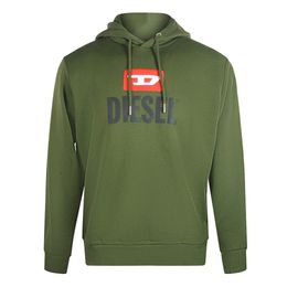 Diesel New D Logo Gr&uuml;ner Hoodie