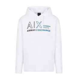 Armani Exchange - Kapuzenpullover f&uuml;r Herren (Wei&szlig;)