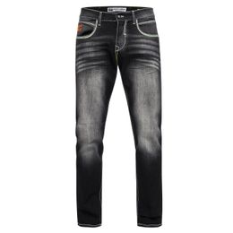 Rusty Neal Jeans Hose "TOYAMA" Regular Fit mit Kontrast Naht