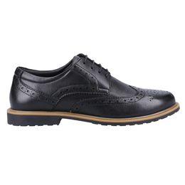Hush Puppies - M&auml;dchen Halbschuhe "Verity", Leder (Schwarz/Hellbraun)