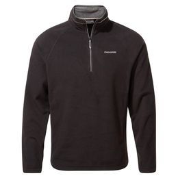 Craghoppers Mens Corey VI halbe Zip Fleece-Oberteil (schwarz)