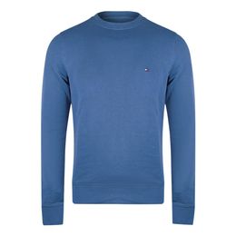 Tommy Hilfiger - Sweatshirt Mit Rundhalsausschnitt In Verblasstem Indigoblau