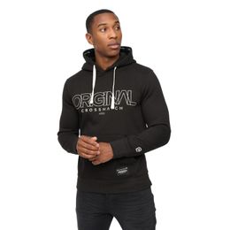 CrossHatch - "Carrimoore" Kapuzenpullover f&uuml;r Herren (Schwarz)