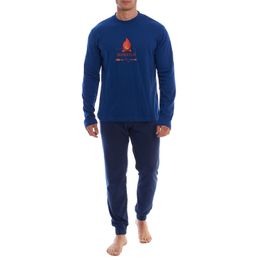 KLP4 Herren-Winterpyjama mit langen &Auml;rmeln