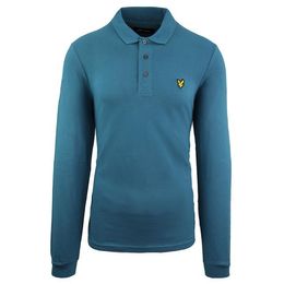 Lyle & Scott Lyle & Scott Einfarbiges gr&uuml;nes Herren-Polohemd