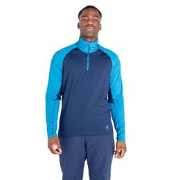 Dare 2b Mens Fuser Core Stretch Half Zip Thermal Top (Nightfall Navy/Dark Methyl Blue)
